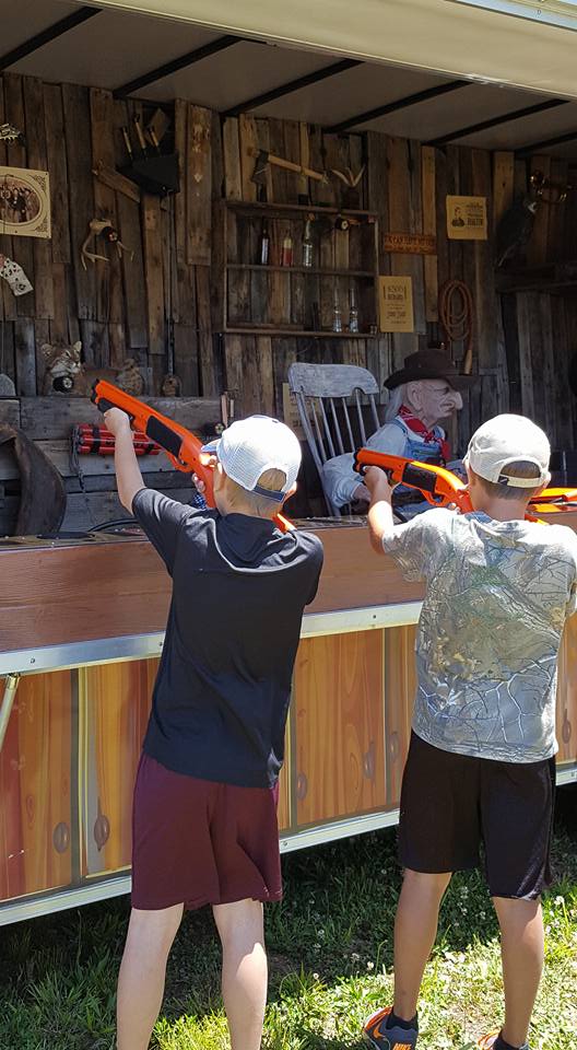 Portable shooting gallery used for sale (8) | Electronic Shooting ...
